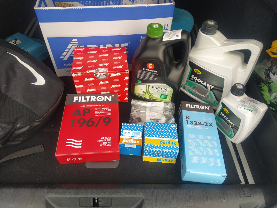 Большое ТО (ГРМ, цепь, фильтры, масло и антифриз) на 1.5 BlueHDi ...