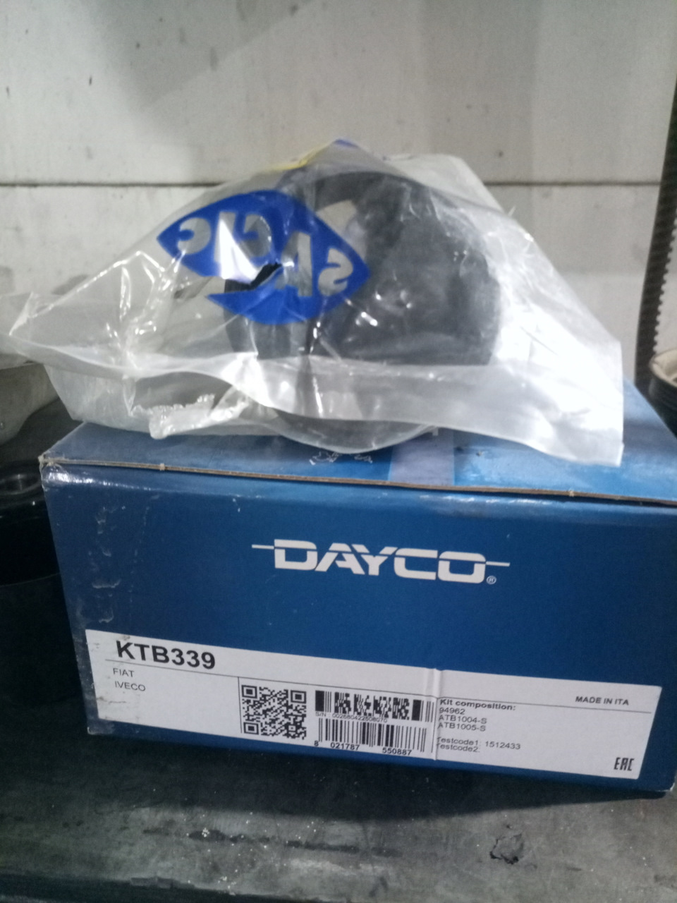 ATB1005 Ролик приводного ремня Fiat Ducato 2.3JDT 02> DAYCO | Запчасти ...