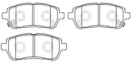 HP9782 Колодки тормозные передние HSB | Запчасти на DRIVE2