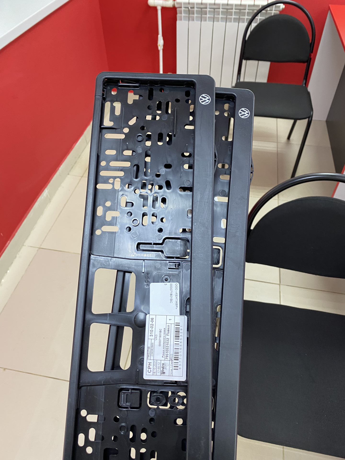 Первое ТО, OEM рамки номера — Volkswagen Passat CC, 1,8 л, 2012 года ...