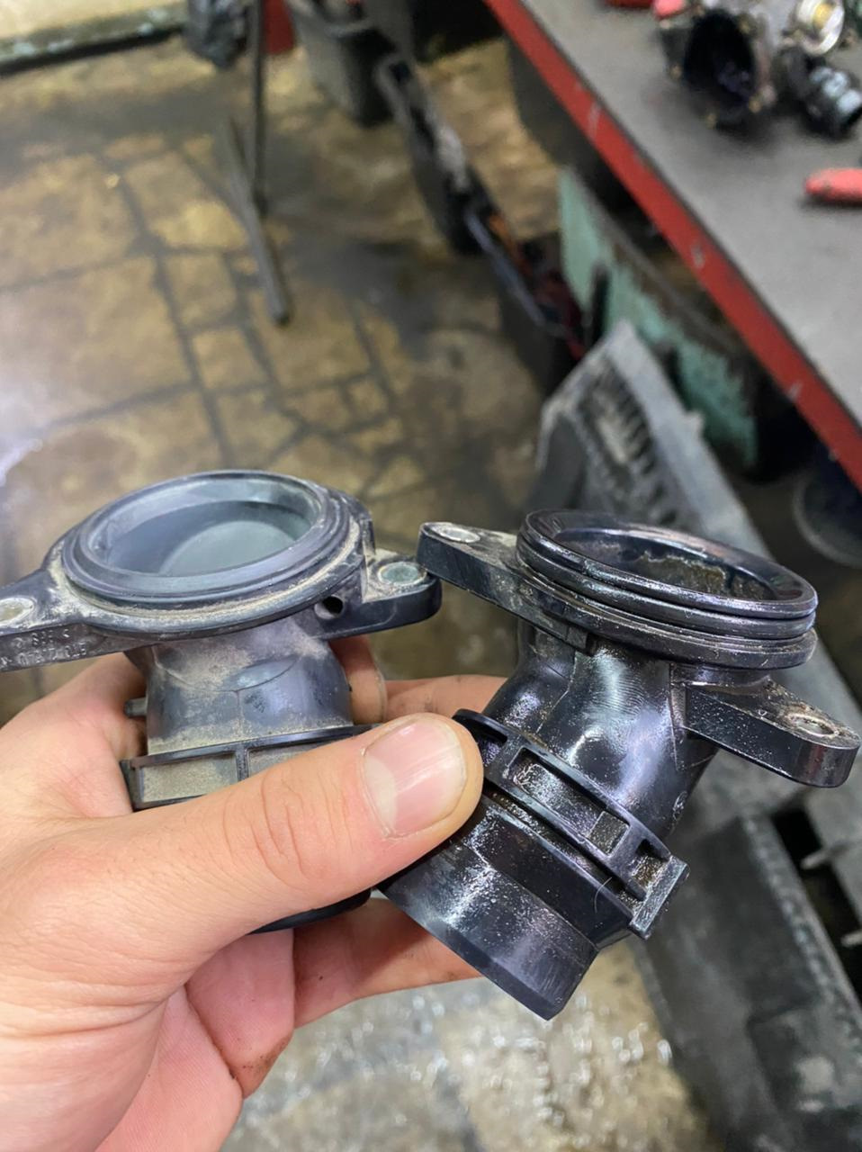 Замена термостата на холодный, помпы и ремня. — Skoda Octavia Scout A5 ...