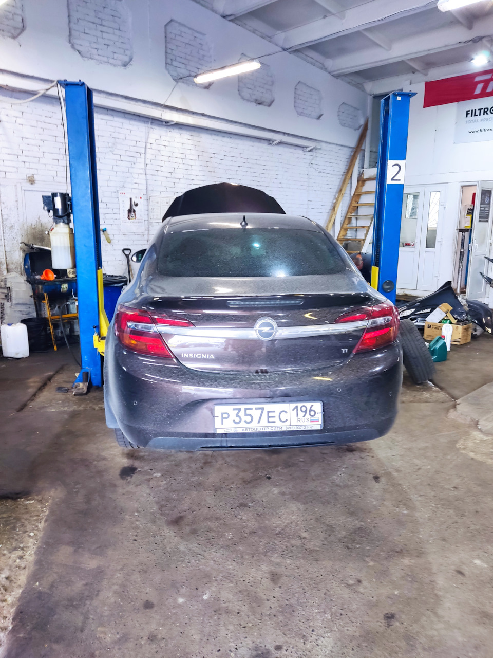 техническое обслуживание, ГРМ — Opel Insignia (1G), 2 л, 2014 года ...