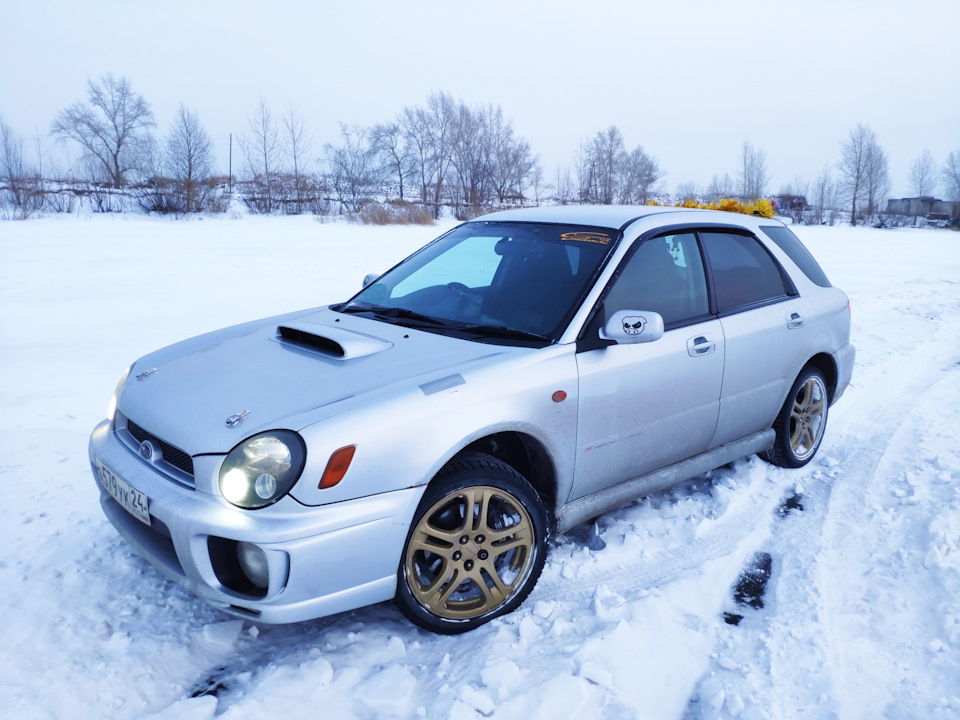 Песчанка 2020, выбрался на озеро — Subaru Impreza WRX STI (GD), 2 л ...