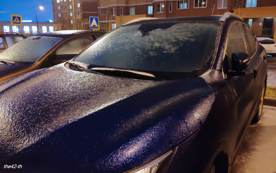 Зима! Владимир, торжествуя, ведет Кашкай к себе в гараж. — Nissan ...