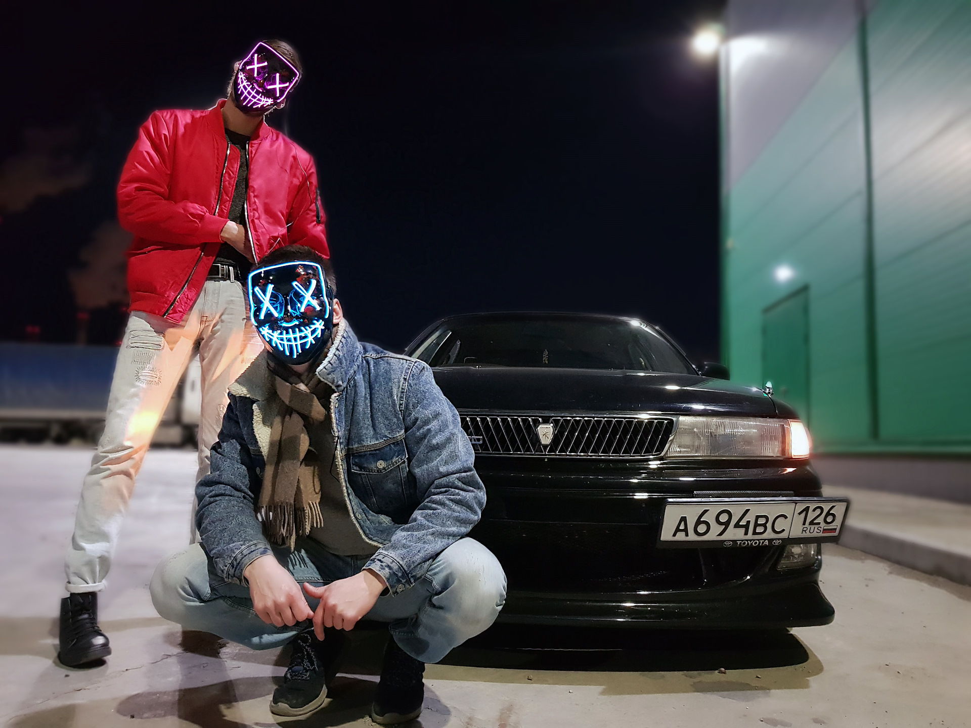 Chaser neon masks style — Toyota Chaser (90), 2,5 л, 1995 года | видео ...