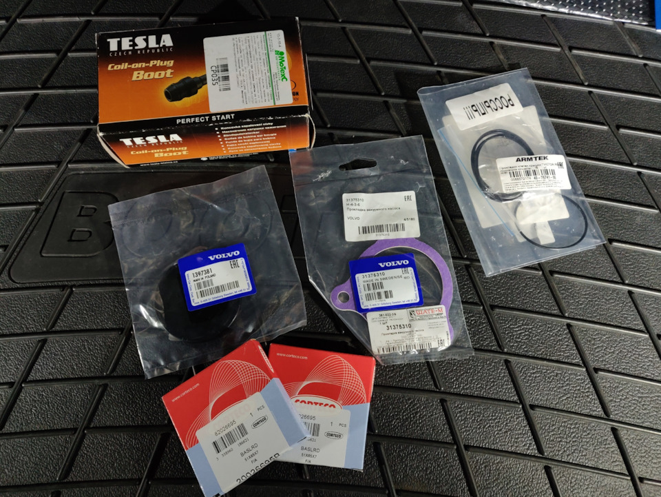 Всякое разное. Ну и внеочередная замена масла — Volvo S80 (2G), 2,5 л ...