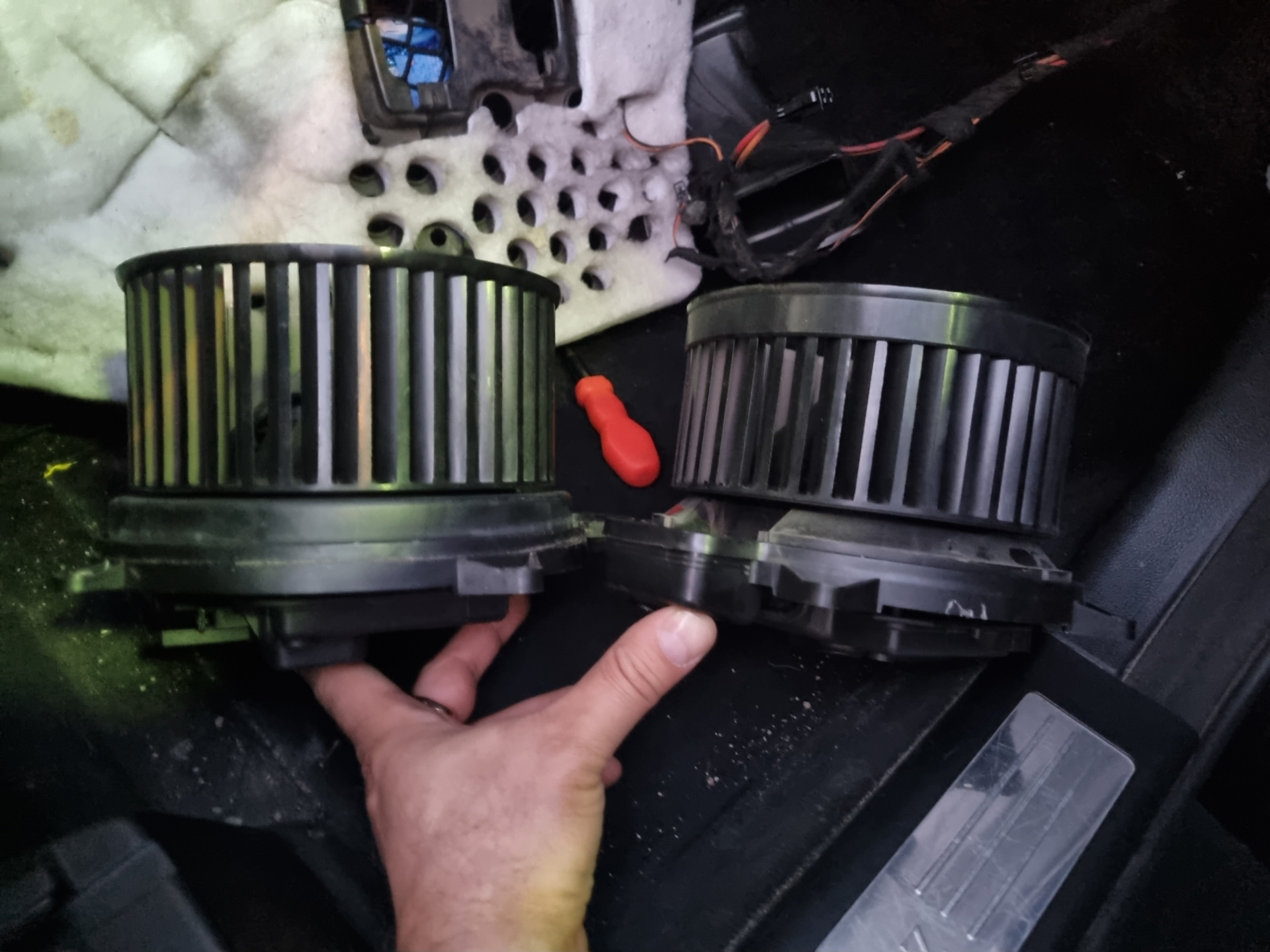 Мотор печки — Mercedes-Benz M-Class (W164), 5,5 л, 2008 года | своими ...