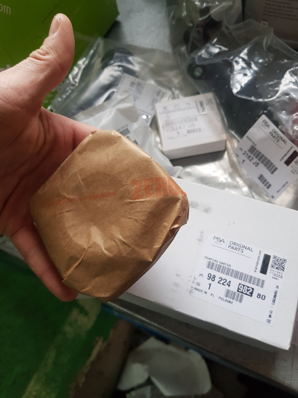 9822498280 Сальник полуоси левый Peugeot Citroen | Запчасти на DRIVE2