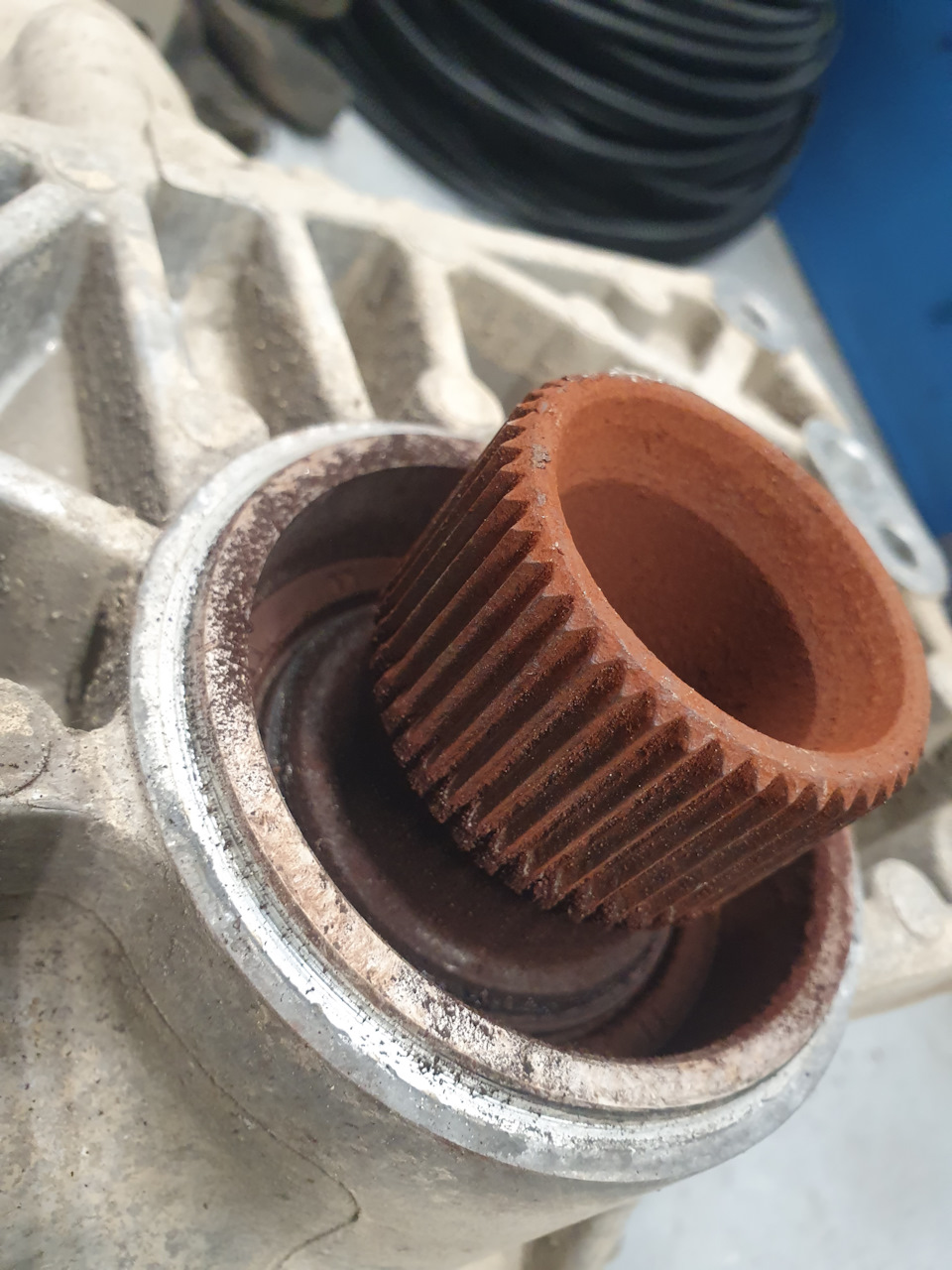 Ревизия полного привода — Hyundai Grand Santa Fe, 2,2 л, 2017 года ...