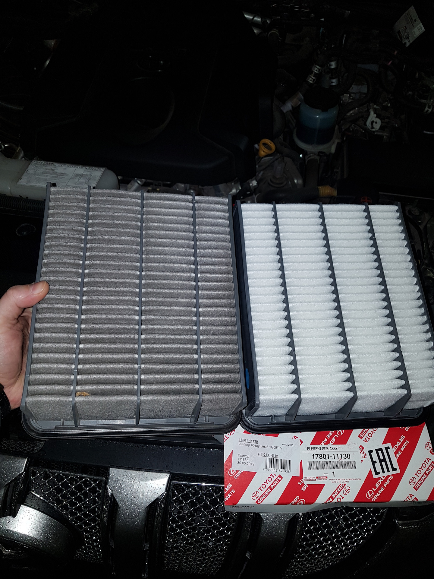 Замена воздушного и салонного фильтров — Toyota Land Cruiser Prado 150 ...