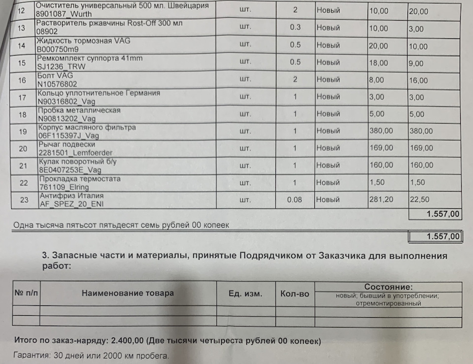 ТО 185 тыс км — Audi A4 (B7), 2 л., 2007 года | визит на сервис | DRIVE2