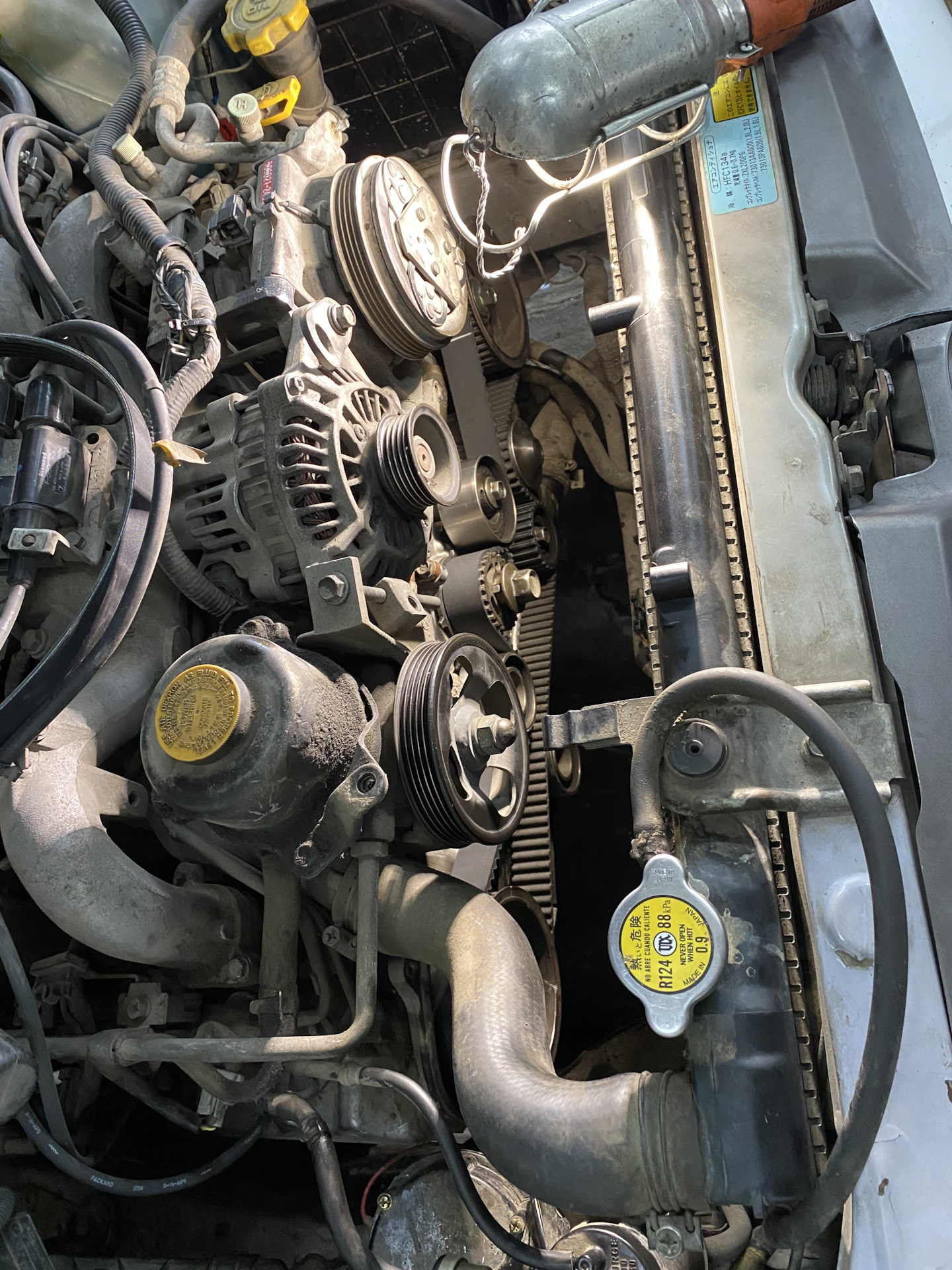 Замена ГРМ и устаранение утечки масла — Subaru Impreza (GC/GF), 1,6 л ...