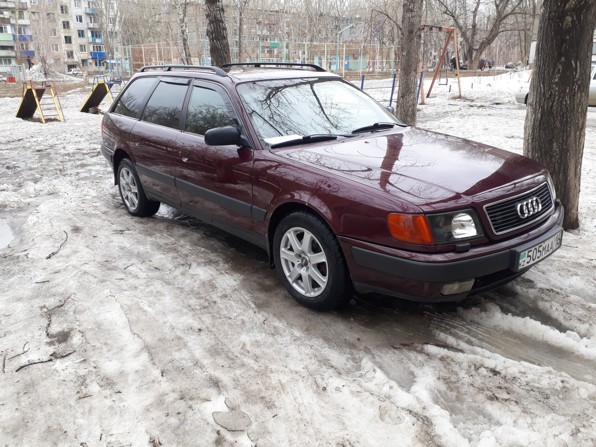 Фары от s4 — Audi 100 Avant (C4), 2,6 л, 1994 года | аксессуары | DRIVE2
