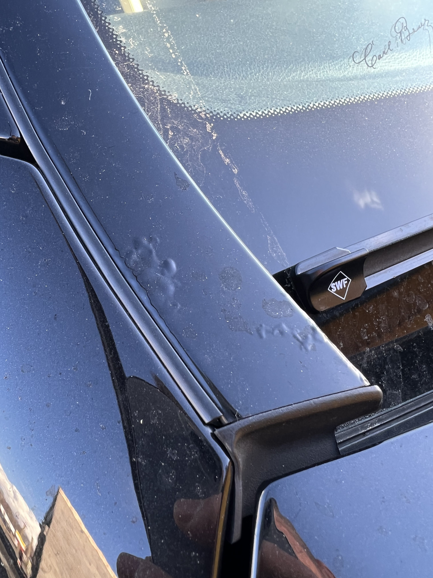 Молдинги + чёрная эмблема Mercedes — Mercedes-Benz C-Class Estate (S205 ...