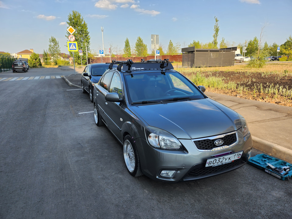 Установка Fairing — KIA Rio (2G), 1,4 л, 2010 года | стайлинг | DRIVE2