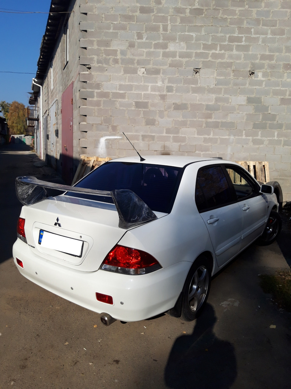 Спойлер Lancer Evo и первая распорка у Lady in Red — Daewoo Lanos, 1,5 ...