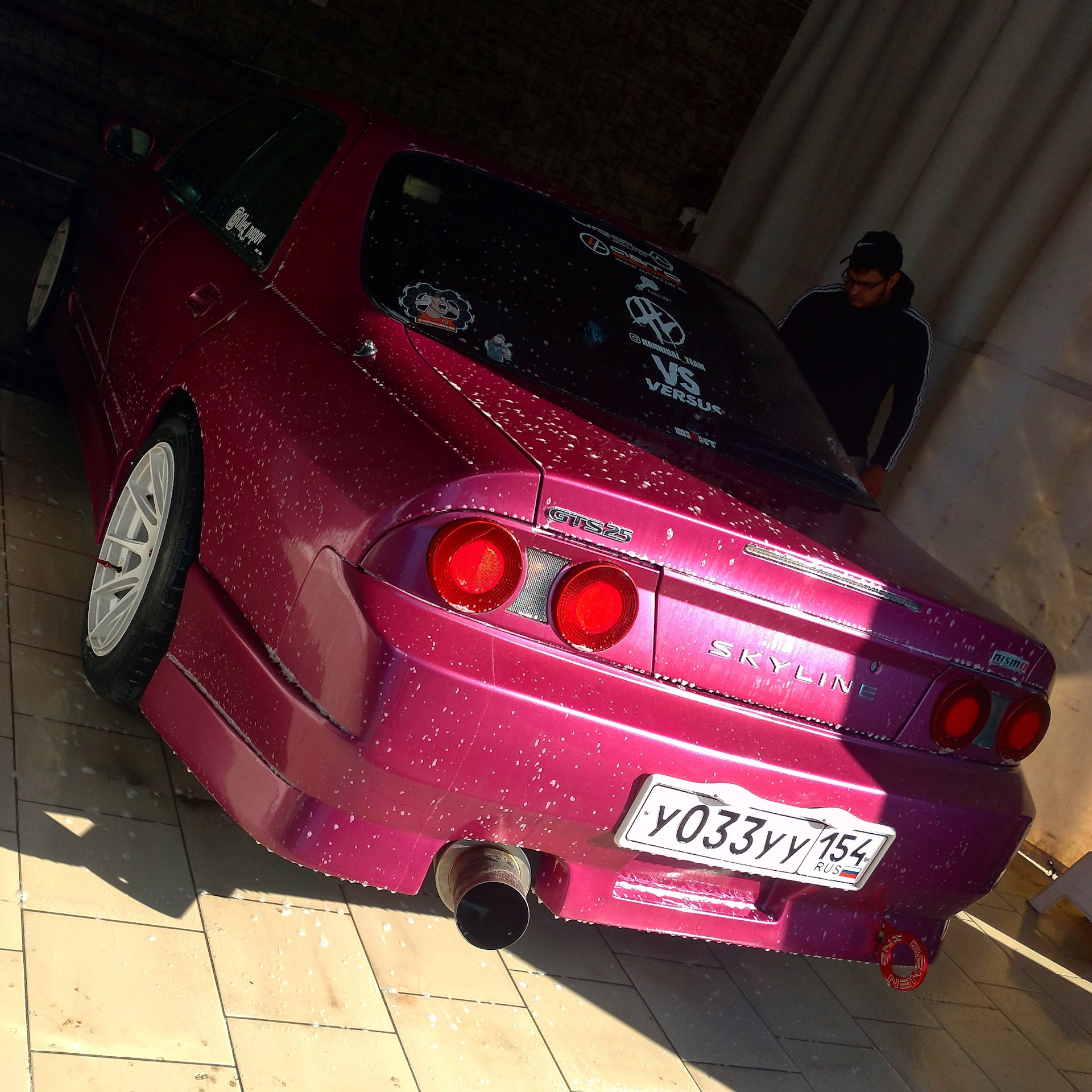 Выставка на день города 2019 — Nissan Skyline (R33 Series 2), 2,5 л ...