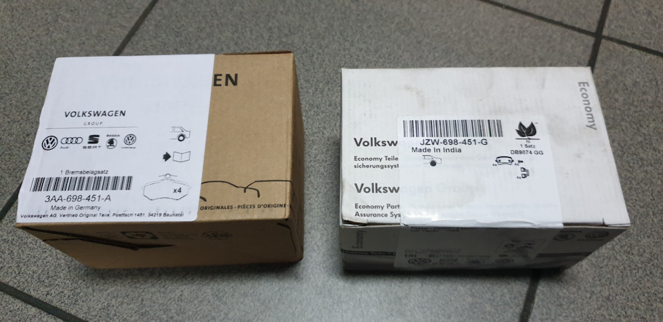 Задние колодки — Volkswagen Passat Alltrack (B7), 2 л, 2013 года ...