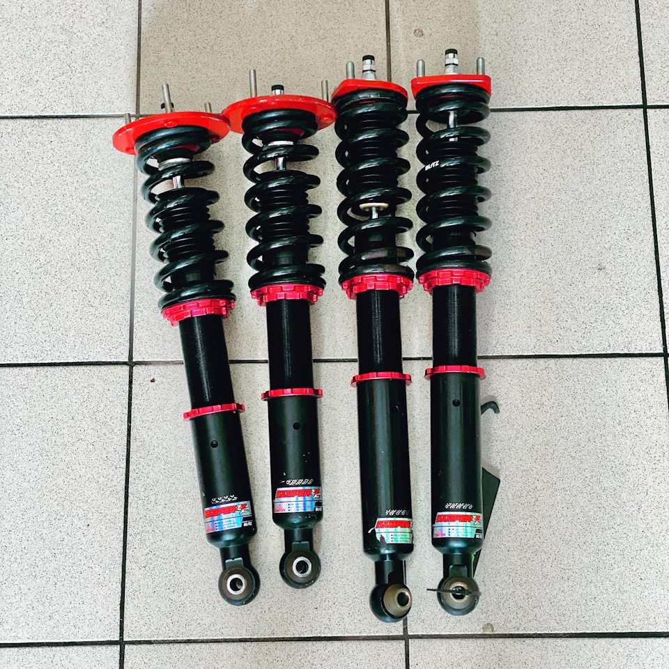 Coilovers Blitz Damper ZZ Fulltap — Toyota Mark II (110), 2,5 л, 2004 ...
