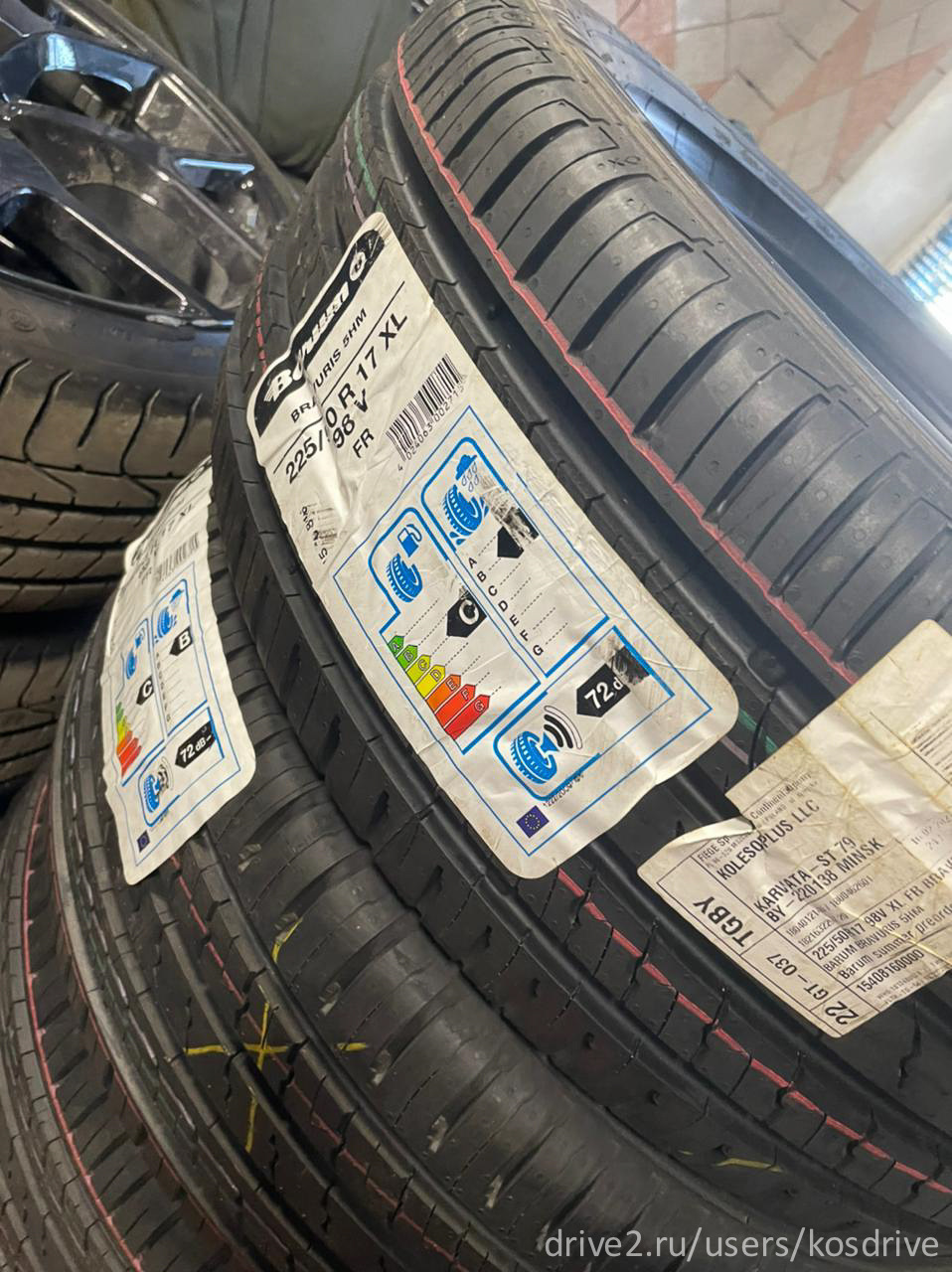 Barum Bravuris 5HM R17 225/50. Непростой выбор — Volvo S80 (2G), 2,5 л ...