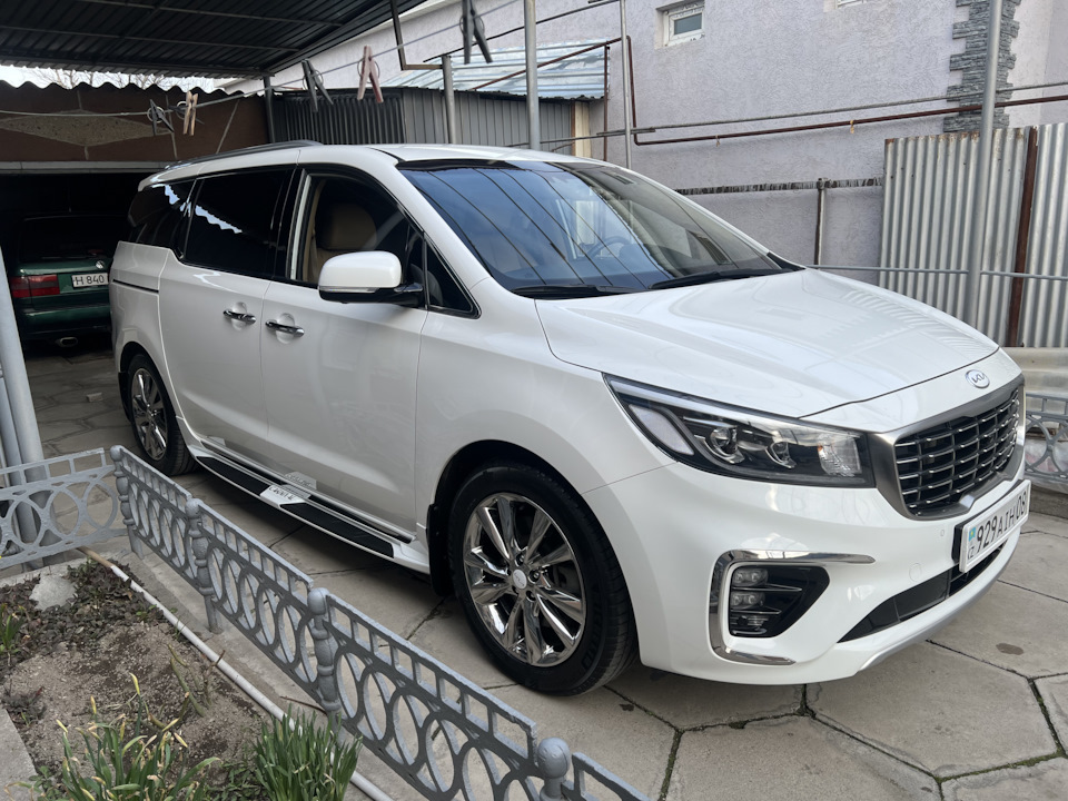 Пороги/ступеньки) — KIA Carnival (3G), 2,2 л, 2019 года | тюнинг | DRIVE2