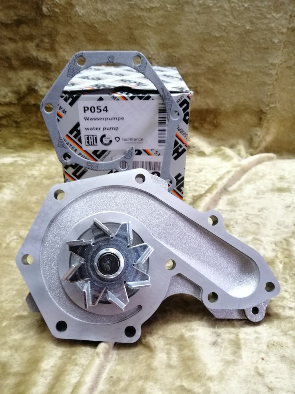 P054 WATER PUMP HEPU | Запчасти на DRIVE2