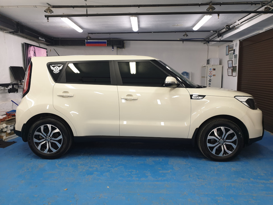 Тонировка — KIA Soul (2G), 1,6 л, 2016 года | стайлинг | DRIVE2