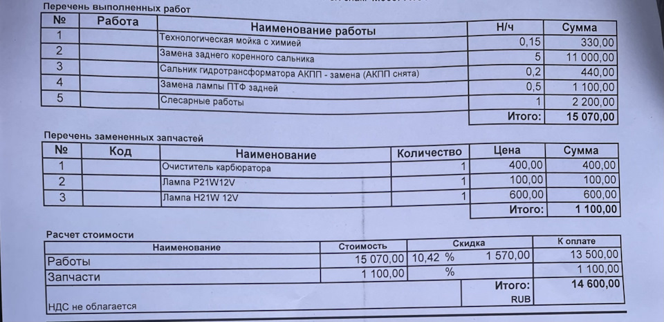 Коренной сальник — BMW 3 series (F30), 2 л, 2012 года | визит на сервис ...