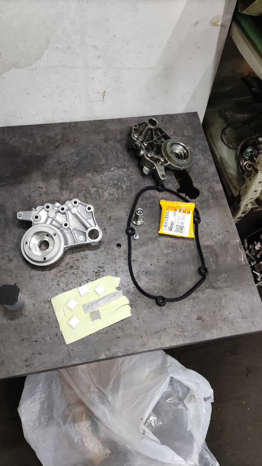 Про замену опоры распредвалов, клапана фаз, лопаток фазовращателя ...