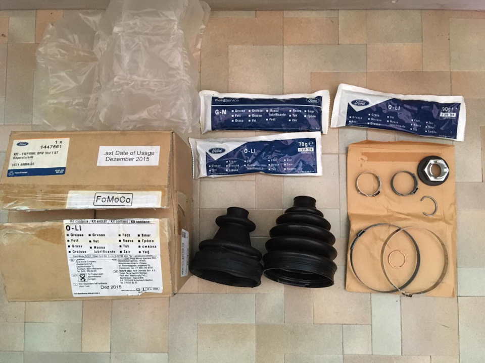1447561 КОМПЛЕКТ ПЫЛНИКА, ПРИВОДНОЙ ВАЛ Ford | Запчасти на DRIVE2