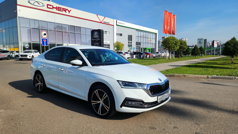 Дилеров будут штрафовать за навязывание «допов — Skoda Octavia A8 Mk4 2 л 2021 года другое