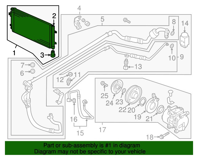 976061R000 КОНДЕНСАТОР СИСТЕМЫ ОХЛАЖДЕНИЯ, НЕ СОДЕРЖИТ ХЛАДАГЕНТА KIA ...