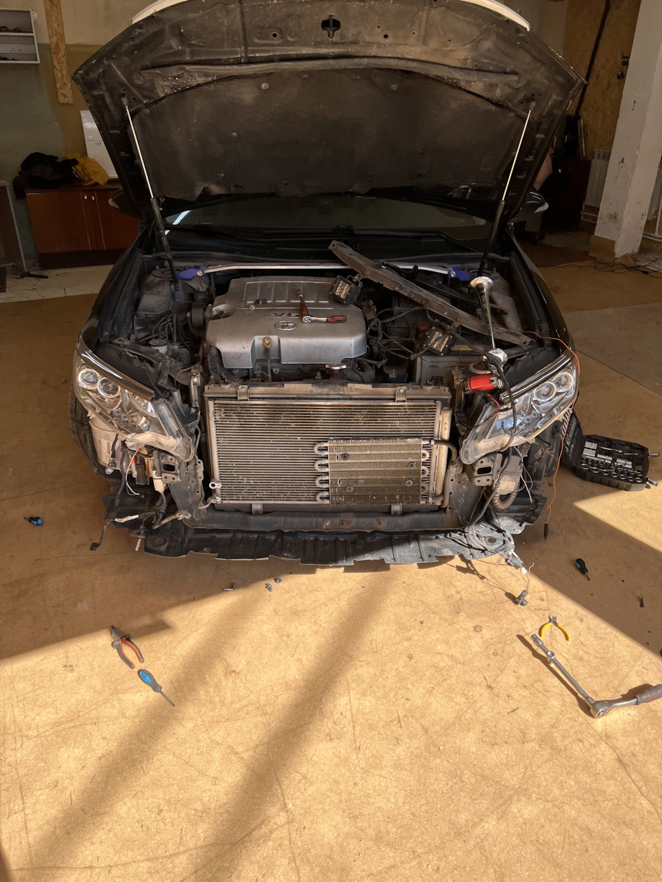 Замена радиаторов+шумоизоляция+чистка форсунок — Toyota Camry (XV50), 3 ...