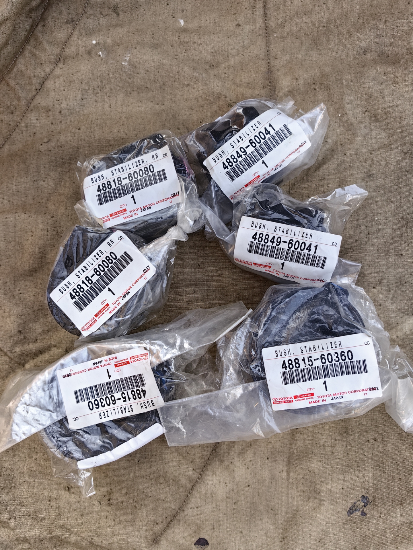 Замена втулок стабилизатора — Toyota Land Cruiser Prado 150-series, 4 л ...