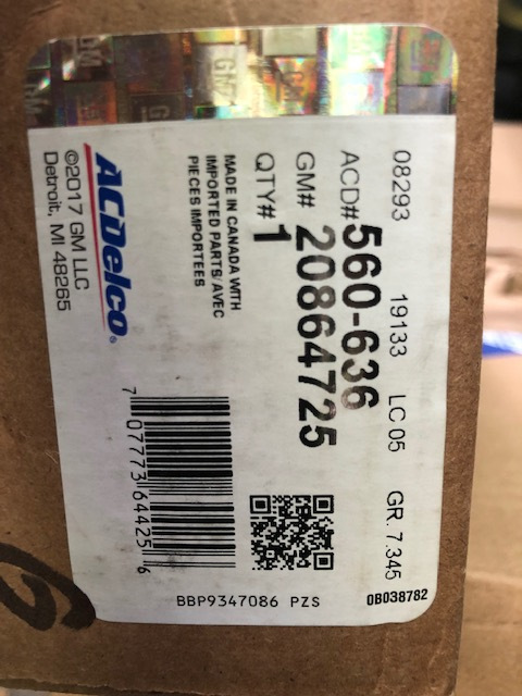 20864725 АМОРТИЗАТОР, ХОД СЖАТИЯ 2140 (+/- 460) Н, ХОД ОТБОЯ 3320 ...