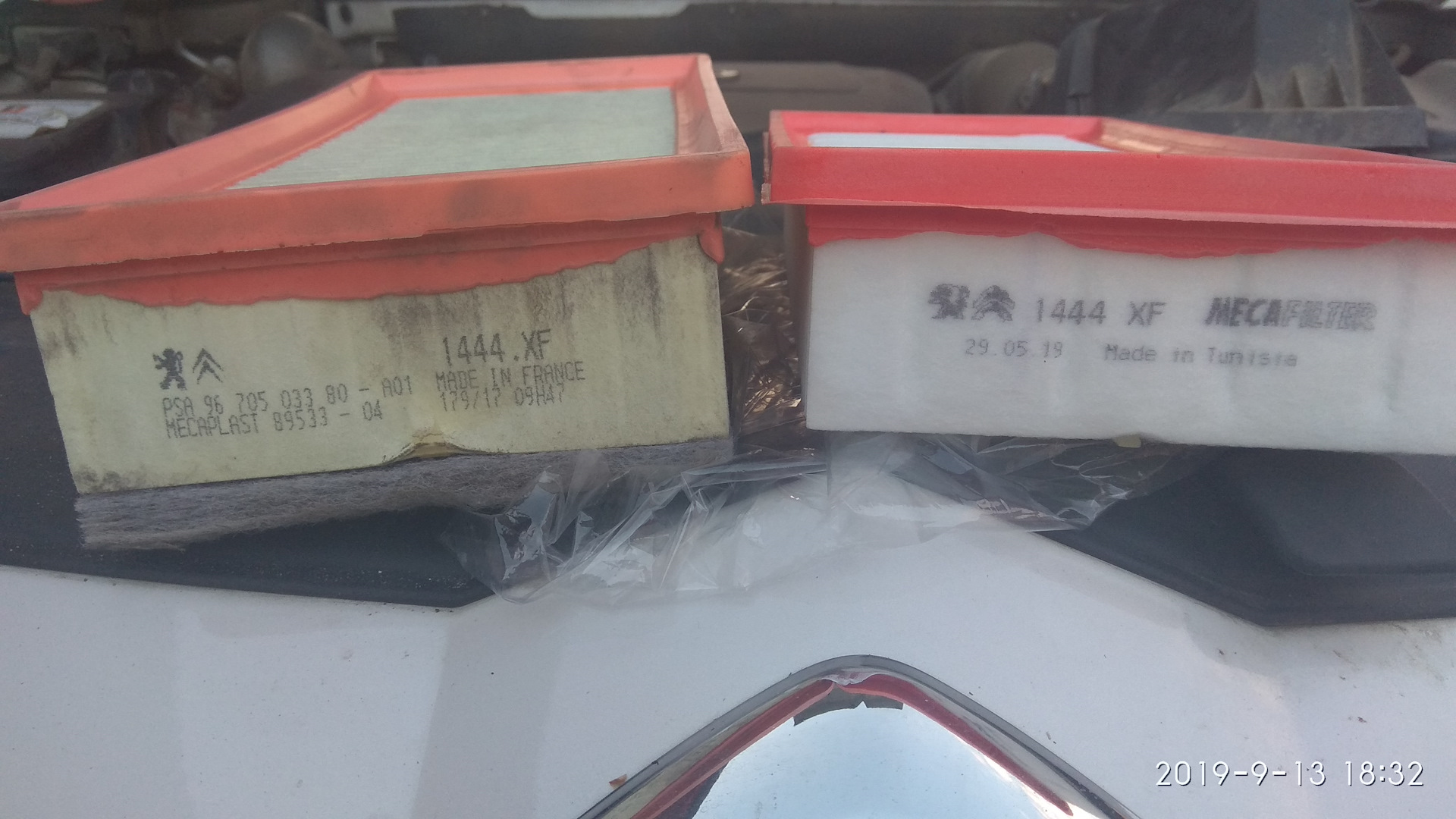 Замена воздушного фильтра — Citroen C5 (2G), 2 л, 2013 года ...