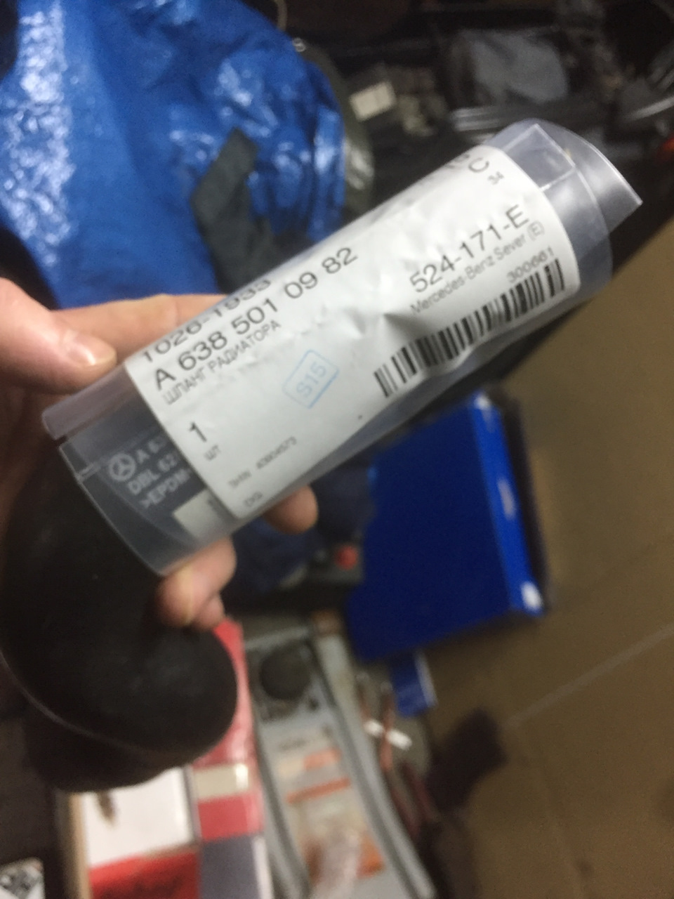 Подготовка к замене цепи грм — Mercedes-Benz Vito (1G), 2,3 л, 1999 ...