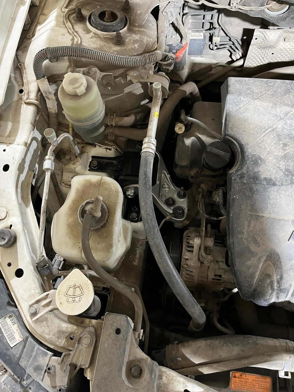 Замена опор двигателя — Mitsubishi Lancer X, 1,6 л, 2012 года | визит ...