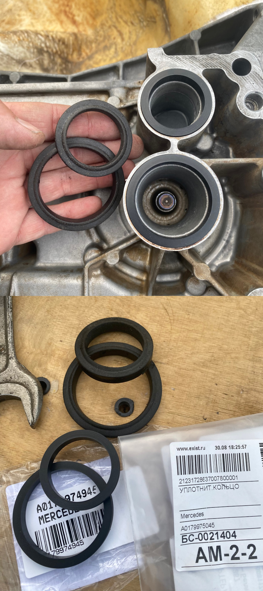 Часть 8 Замена цепи ГРМ — Mercedes-Benz C-Class (W203), 1,8 л, 2005 ...