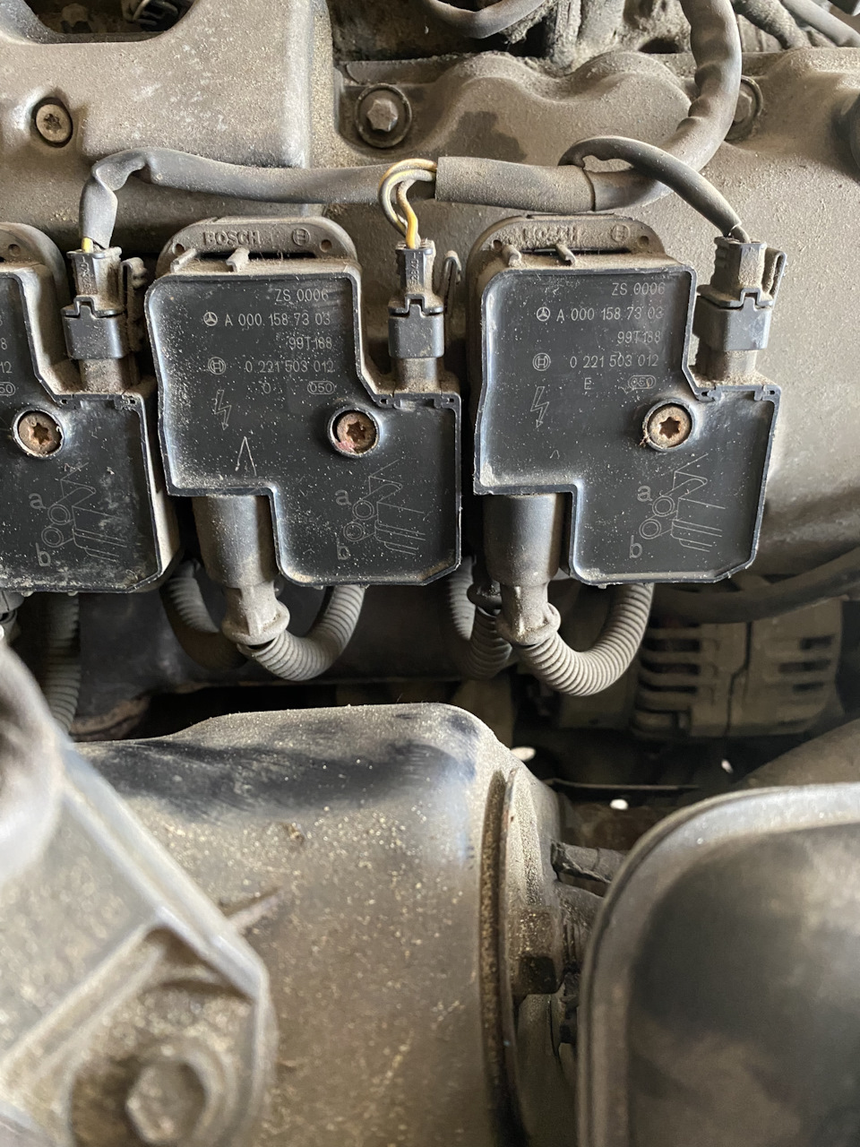 A0001587803 Катушка зажигания Mercedes | Запчасти на DRIVE2