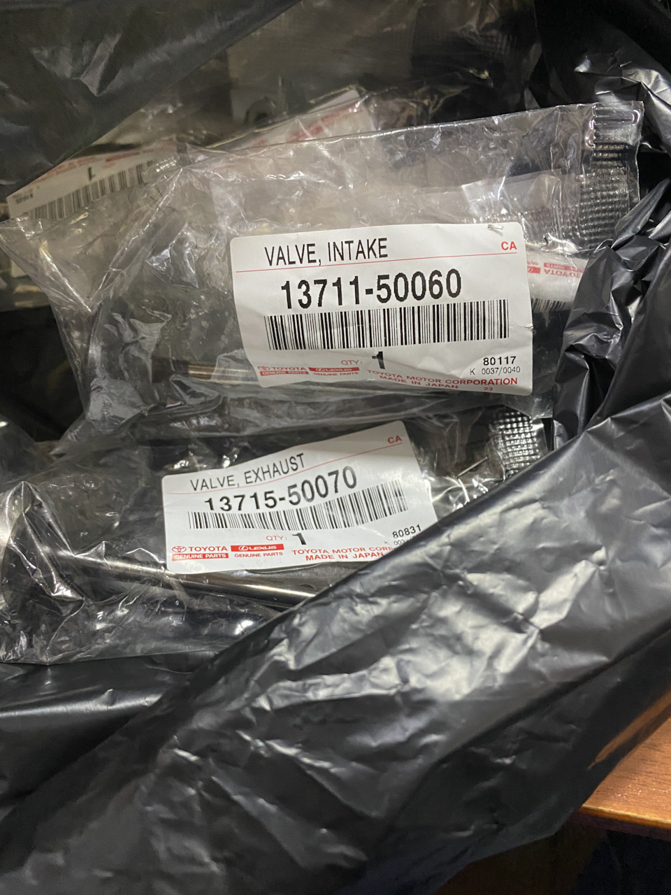 1371150060 Впускные клапана TOYOTA LEXUS | Запчасти на DRIVE2