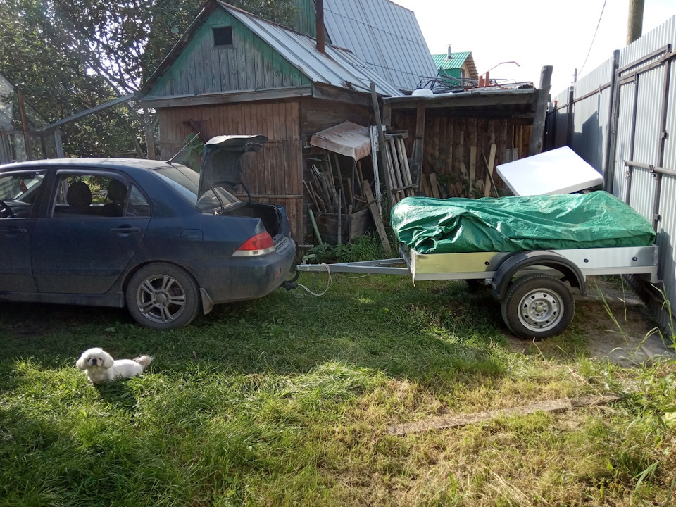 Фаркоп и прицеп — Mitsubishi Lancer IX, 1,6 л, 2007 года | аксессуары ...