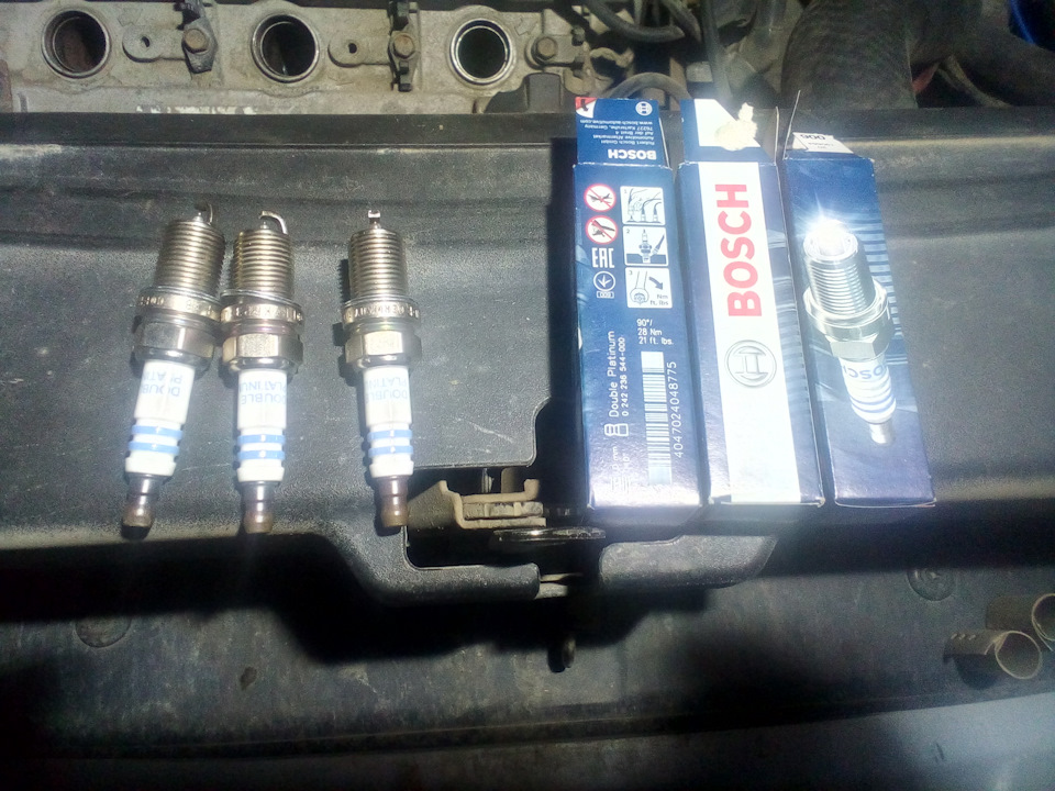 Меняем провода и свечи+ пролетает с тормозами — Hyundai Santa Fe (1G ...