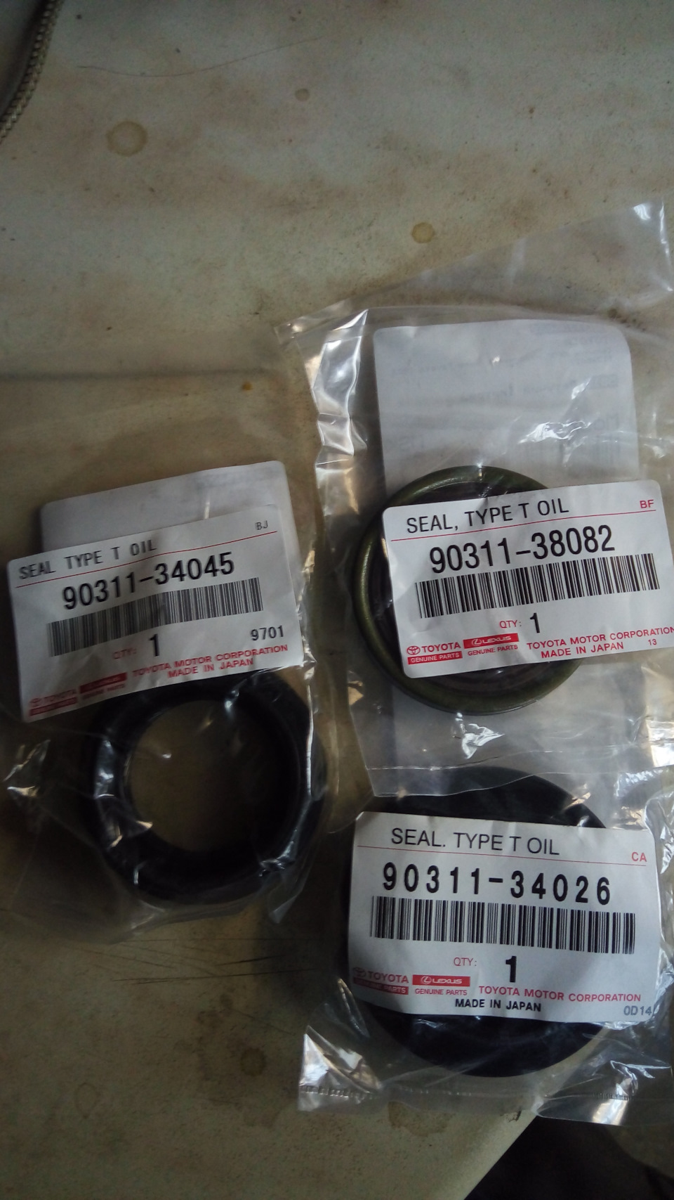 9031138082 Сальник 38*55*7.8 TZ3R9 TOYOTA LEXUS | Запчасти на DRIVE2