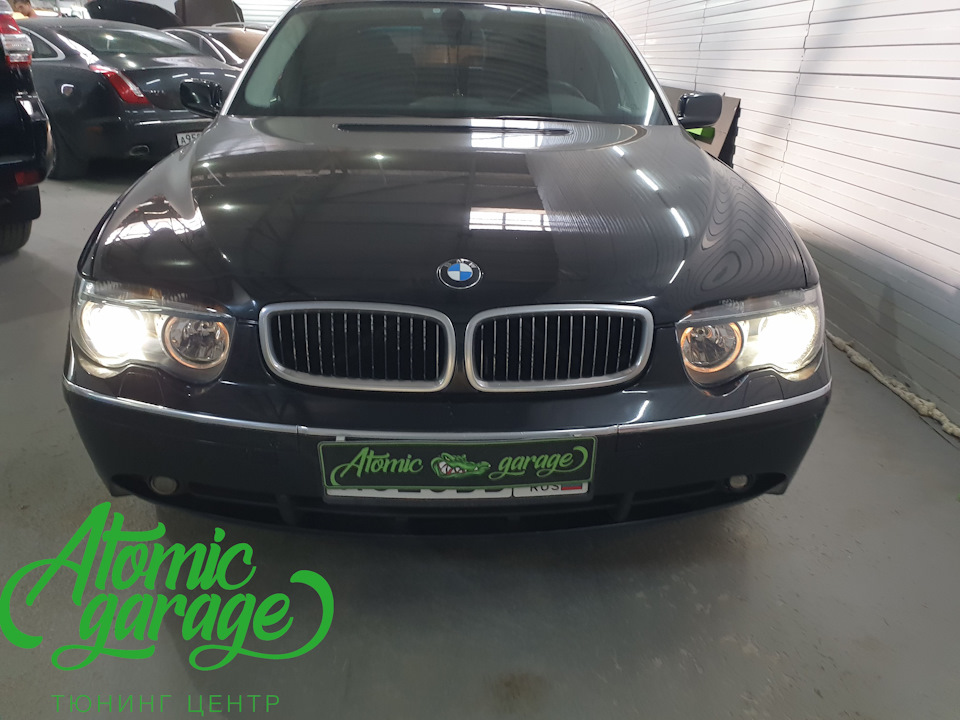 BMW 7 E65, замена штатных линз на Hella 3R + полировка — AtomicGarage на DRIVE2