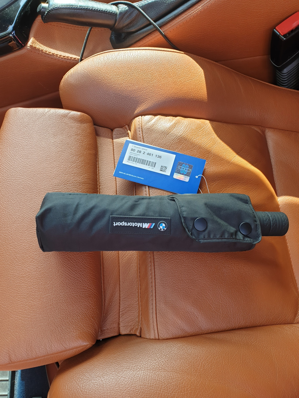 Зонт от BMW в X5e53. — BMW X5 (E53), 3 л, 2003 года | аксессуары | DRIVE2