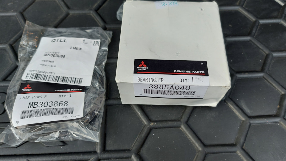 Замена ступичного подшипника. — Mitsubishi ASX, 2 л, 2019 года | визит ...