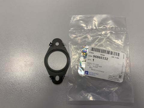 96868332 Прокладка трубки рециркуляции выхлопных газов GM | Запчасти на ...