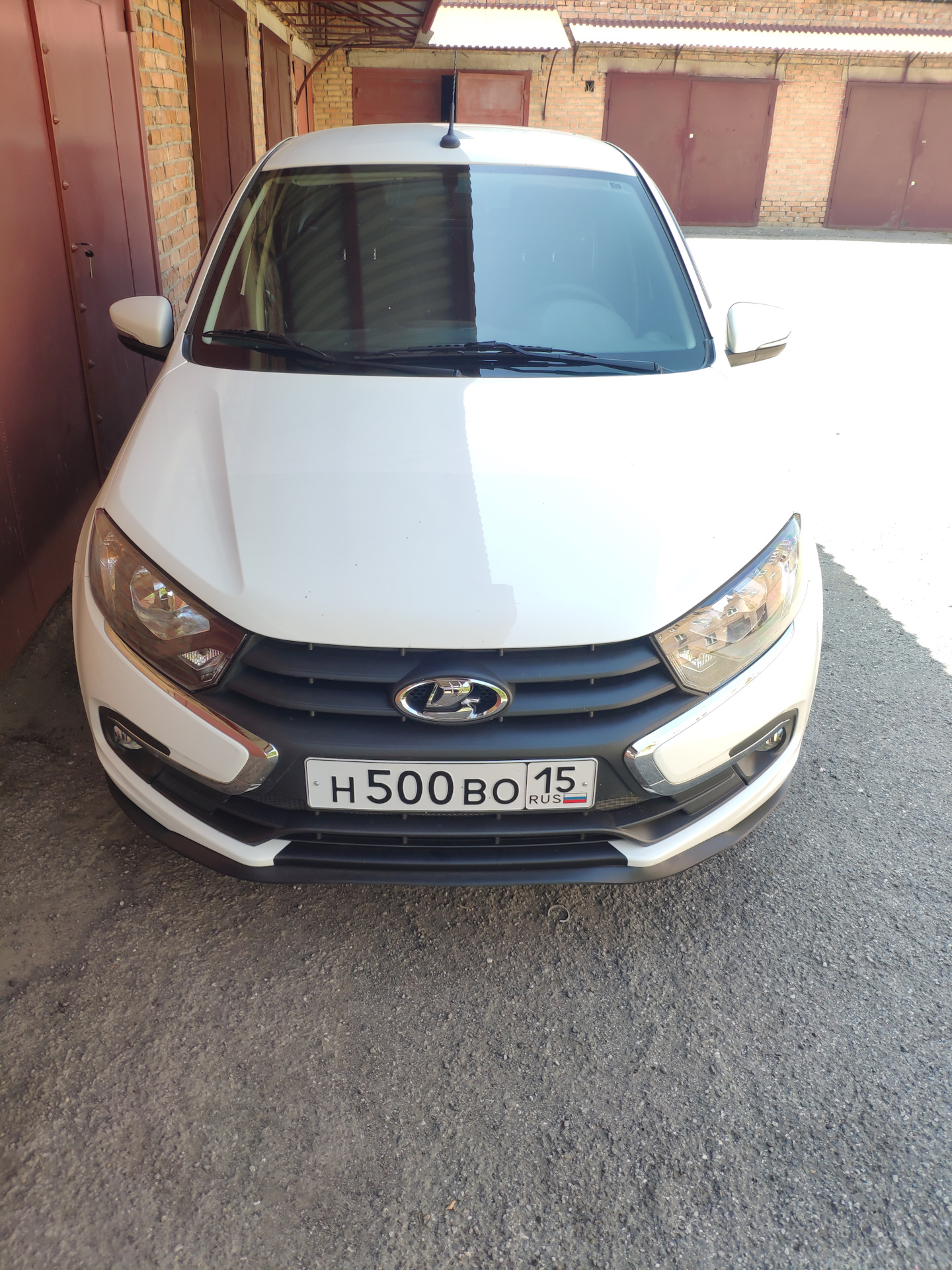 Губа на бампер samurai. — LADA Гранта (2-е поколение), 1,6 л., 2019 ...