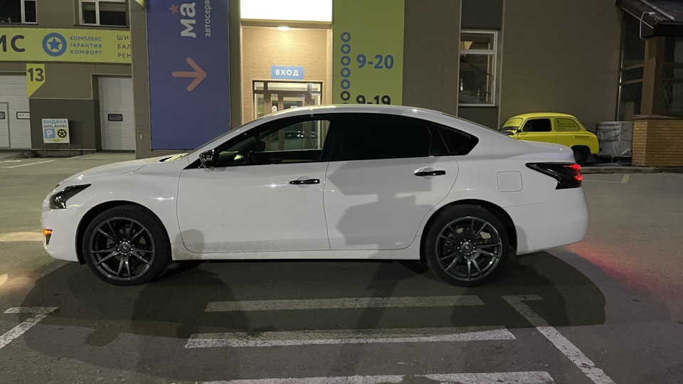 Замена дисков на 18е — Nissan Teana (L33), 2,5 л, 2015 года | колёсные ...